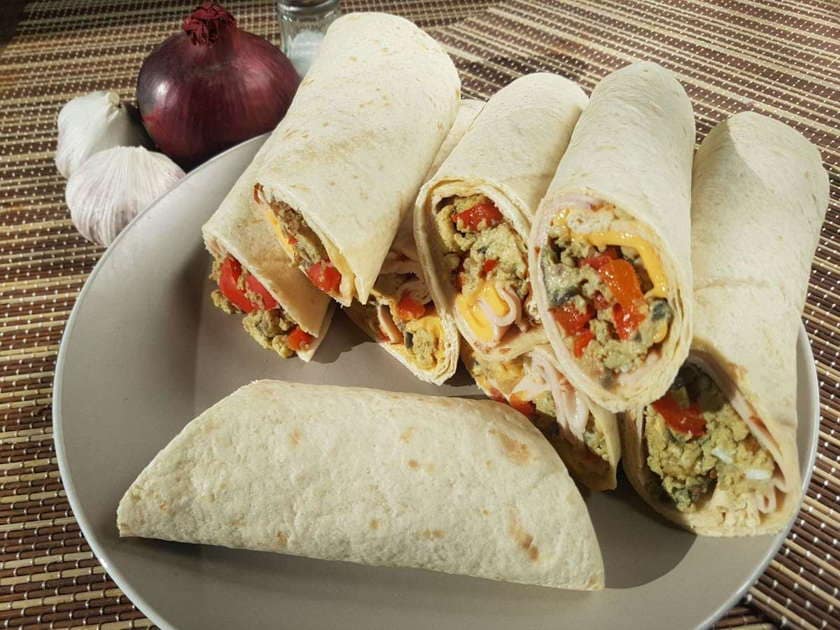 Eiwitrijke easy wrap met ei - Bell Coaching